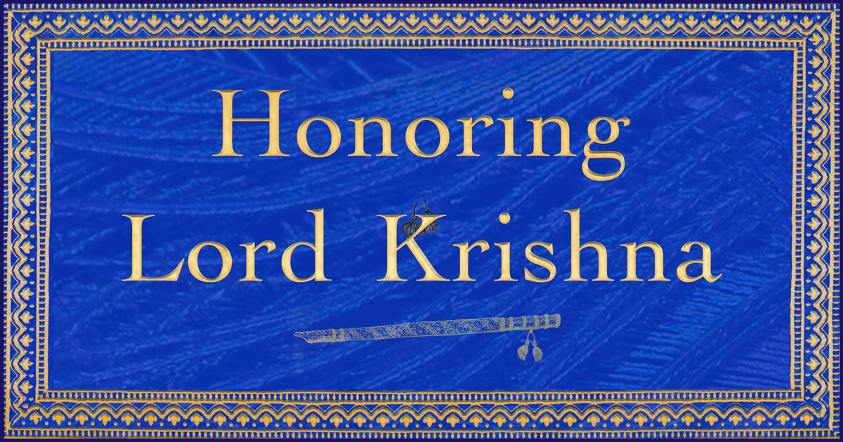 Honoring Lord Krishna