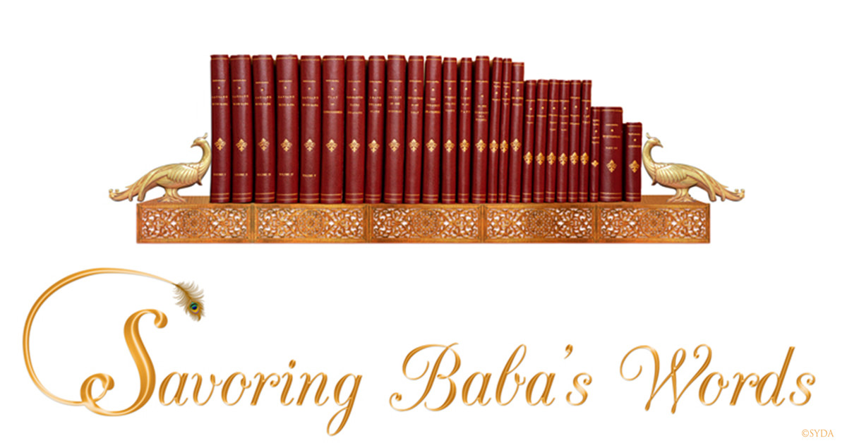Savoring Baba's Words - Commentary II
