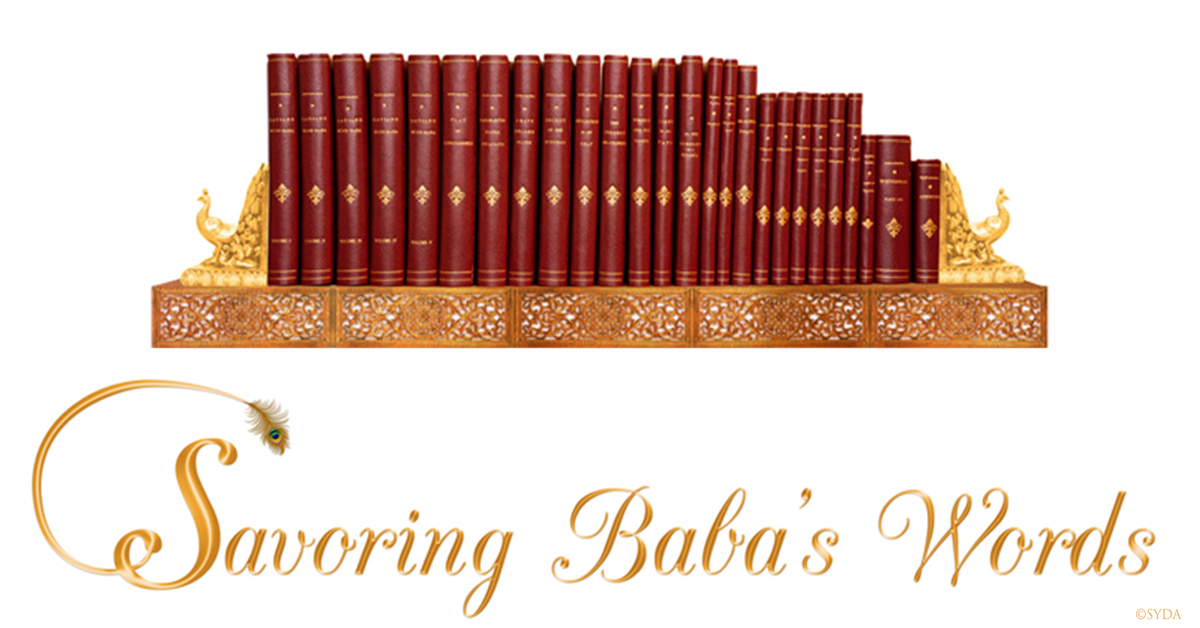 Savoring Baba's Words - Commentary III