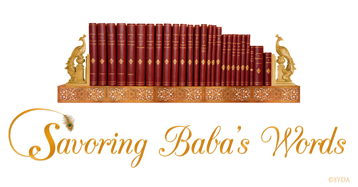 Savoring Baba's Words - Commentary I